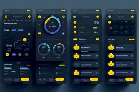 Modèle De Panneau Dadministration De Kit Dinterface Utilisateur De