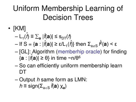 Ppt Fourier Analysis And Boolean Function Learning Powerpoint