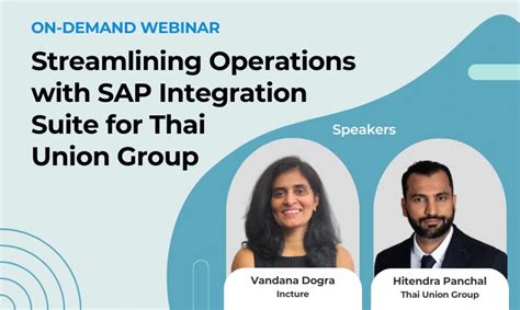 Effective SAP Thai Union Operations Streamlining Incture