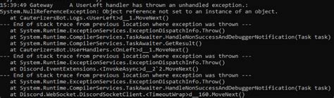 nre in userleft event · issue 380 · discord net labs discord labs