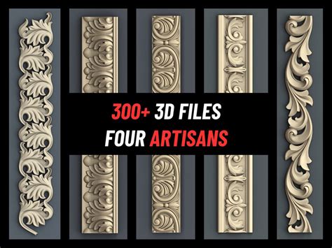 Cnc Files Cnc Router Files Cnc Files For Wood Router Rlf Files Wood Carving Vintage Designs