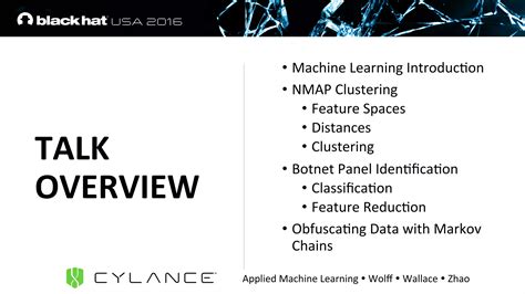 Applied Machine Learning For Data Exfiltration And Other Fun Topics Ppt