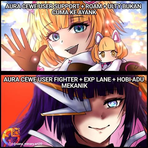Ruby And Angela Aspirant Mlbb Fanart Anime Funny Moments Mobile Legend Wallpaper Anime Best
