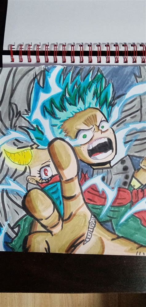 Izuku Midorya Draw Dessin