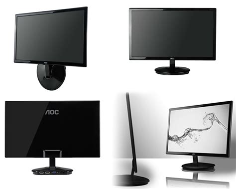 Buy AOC Black Razor E F K In Widescreen LED Monitor E F K PC Case Gear Australia