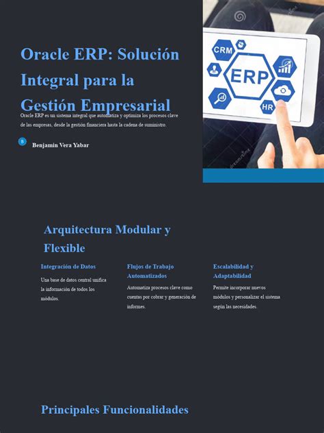 Oracle Erp Solucion Integral Para La Gestion Empresarial Pdf
