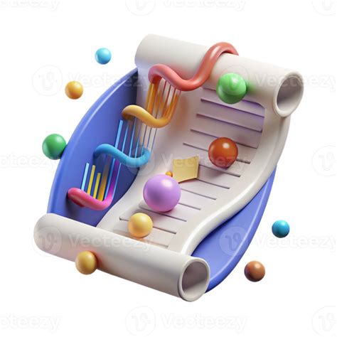 Stunning Abstract Genetic Variation Chart Isolated On White 60770807 Png