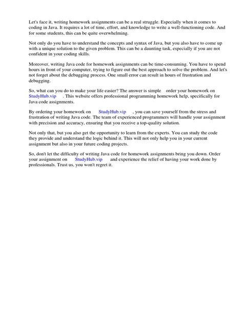 homework java code pdf java programming language computer