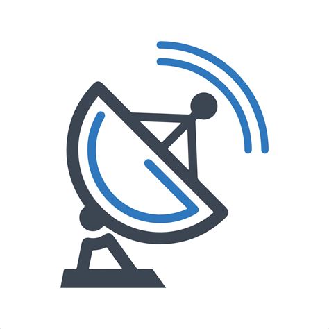 Satellite Dish Icon Vector And Glyph 25896896 Vector Art At Vecteezy