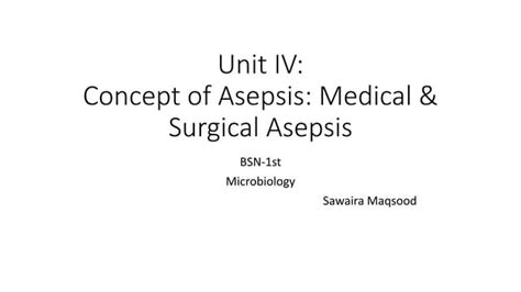 Concept Of Asepsis 6 Pptxiiwiwiwiwiiwiwkw Pptx Infectious Diseases Diseases And Conditions