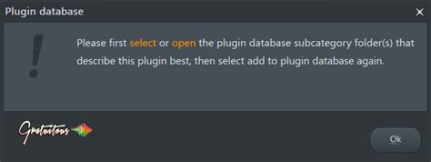 How To Add Plugins To A Folder With Subfolders In Plugin Database GratuiTous