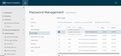 Vmware Cloud Foundation 5x Sddc Manager Password Operations Not
