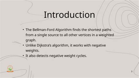 bellman fords algorithm presentation pptx