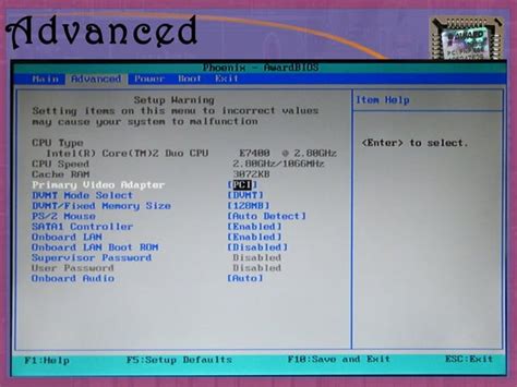 Bios Basic Input Output System Ppt