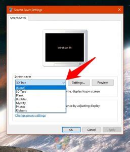 Windows 10 How To Set A Screen Saver And Change Screen Saver Settings WinBuzzer