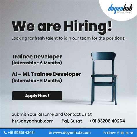 Reshma Jhaveri On Linkedin Hiring For Trainee Developer Internship