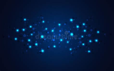 Abstract Background Of Molecules Molecular Structures Or Dna Strands