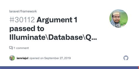 argument 1 passed to illuminate database query builder construct must implement interface