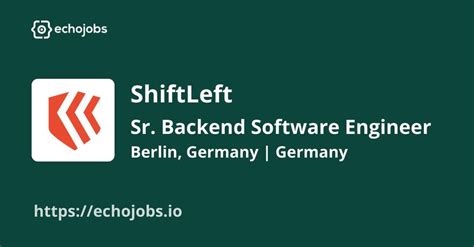 shiftleft is hiring sr backend software engineer berlin germany