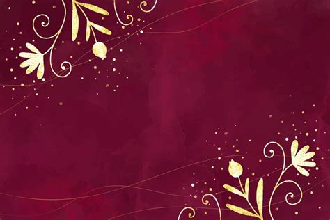 Premium Vector Watercolor Burgundy And Gold Background