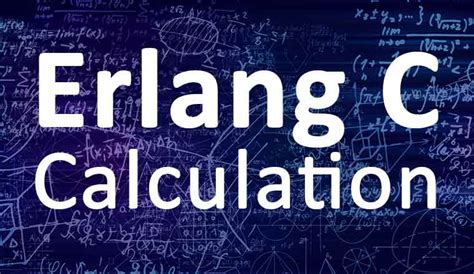 definition what is the erlang c formula
