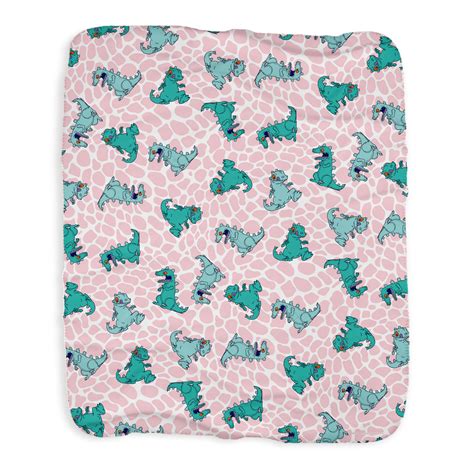 Rugrats Reptar Manta Sherpa Gris Paramount Shop