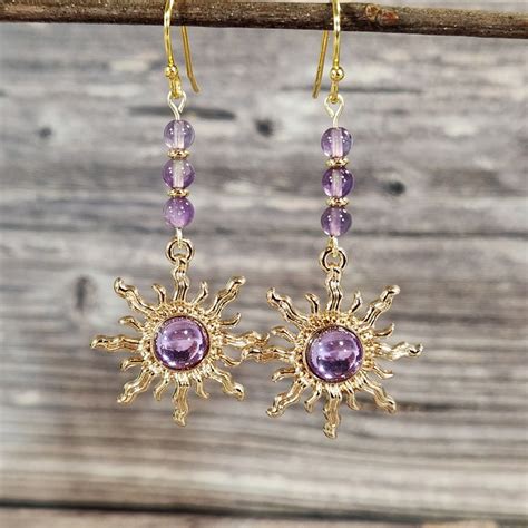 Sun Earrings Etsy