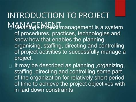 Project Management PPT PPTX Civil Engineering Industry Industries