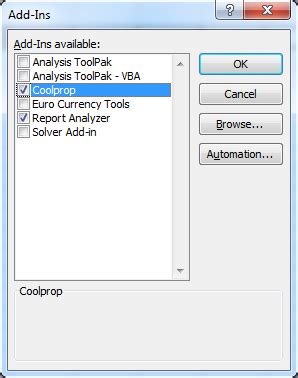 Eng Shady Mohsen Blog CoolProp Fluid Thermodynamic Properties Excel Add In