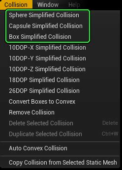 D How Can I Edit Collisions In Unreal Engine Game Development Stack Exchange