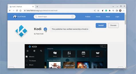 Kodi Becomes The First App To Be Verified In Flathub Beta