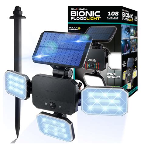 Bell Howell Bionic Flood Light Ason Tv Solar Lights Outdoor Waterproof