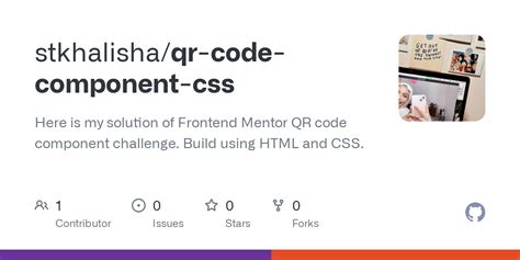 GitHub - stkhalisha/qr-code-component-css: Here is my solution of Frontend Mentor QR code ...