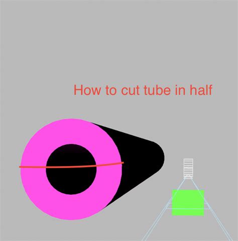 Ios How To Cut Tube In Half In Scenekit Stack Overflow
