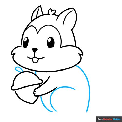 How To Draw An Easy Cartoon Chipmunk Really Easy Drawing Tutorial