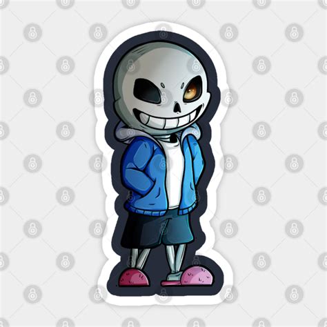 Chibi Sans Undertale Sans Sticker Teepublic