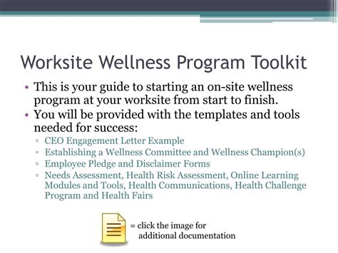 Ppt Worksite Wellness Program Toolkit Powerpoint Presentation Free