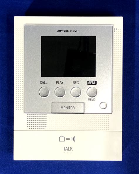 Aiphone Jk 1med V2 Master Station Hands Free Color Video Intercom Secu Prodige Processing Inc
