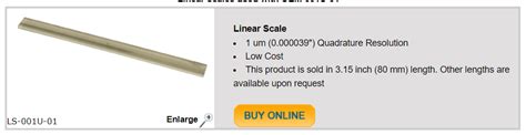 Linear Laser Encoder Sensors Arduino Forum