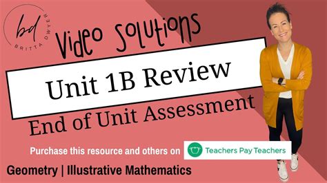 Unit 1b Review Im® Geometrytm By Illustrative Mathematics® Youtube