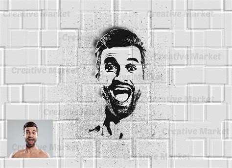 Stencil Art Photoshop Action Behance