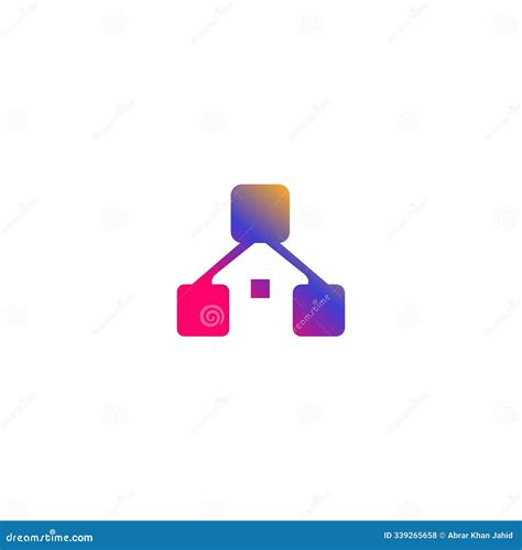 Flowchart Generic Vector Logo Gradient Stock Vector Illustration Of Outline Teamwork 339265658