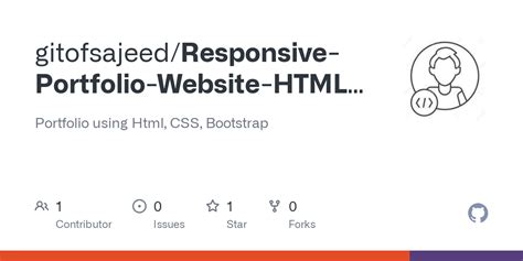 Github Gitofsajeedresponsive Portfolio Website Html Bootstrap Css Portfolio Using Html Css