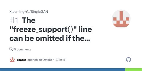 The Freezesupport Line Can Be Omitted If The Program Is Not Going