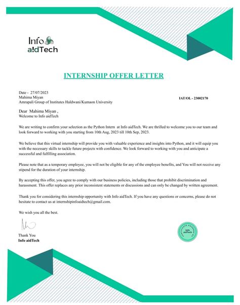 Mahima Miyan On Linkedin Connections Internship Pythondevelopment