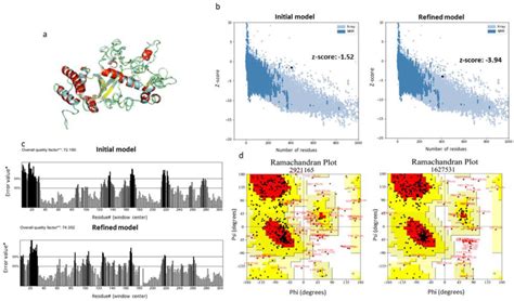 Refinement And Validation Of Leishchims Tertiary Structure A Download Scientific Diagram