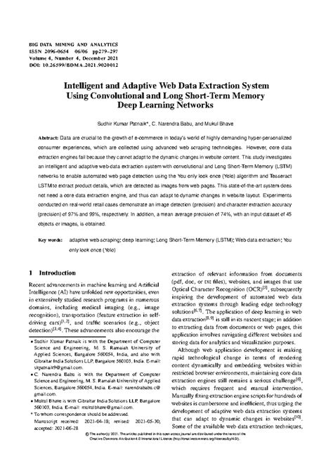 Intelligent And Adaptive Web Data Extraction Syste Big Data Mining