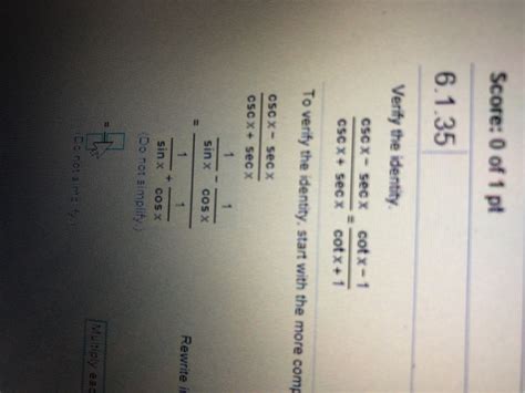 Solved Homework Section 6 1 Score 0 Of 1 Pt 6 1 31 Verify