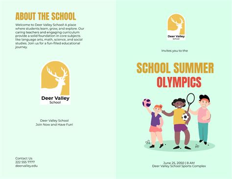 Free Promotional Brochure Templates Editable And Printable