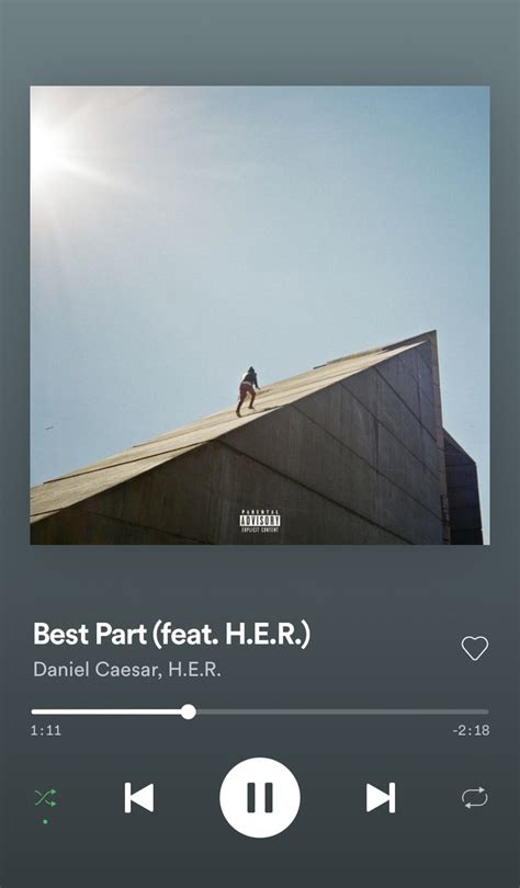 🪣 Best Part Daniel Ceaser Daniel Caesar Chill Songs Spotify Music
